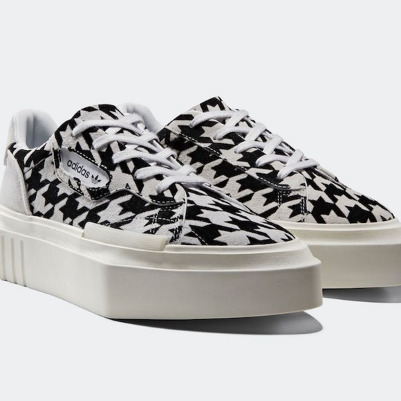 adidas | Shoes | Adidas Hypersleek Houndstooth Pointed Sneakers Nwt ...